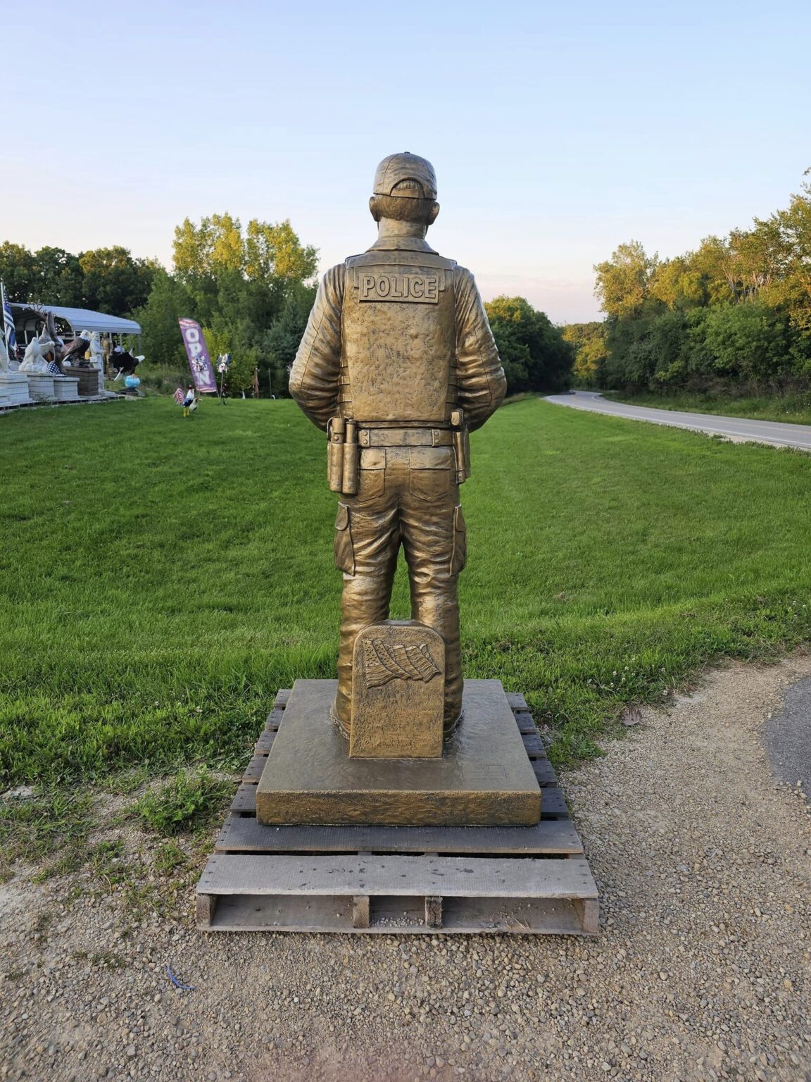 Life Size Male Police Officer Statue - SVJ Creative Designs