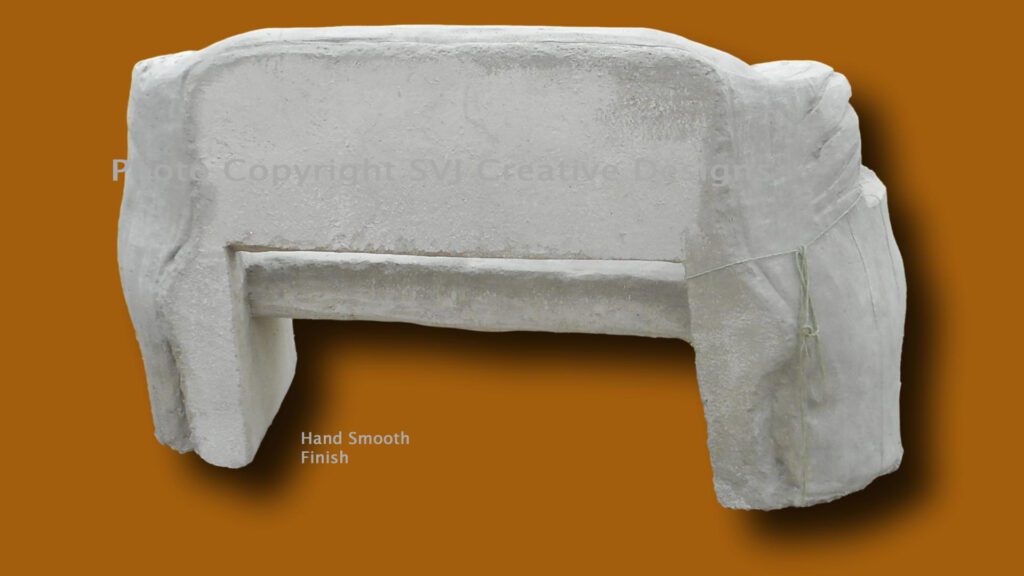 BEN-32: HUGE CONCRETE EAGLE BENCH - SVJ Creative Designs